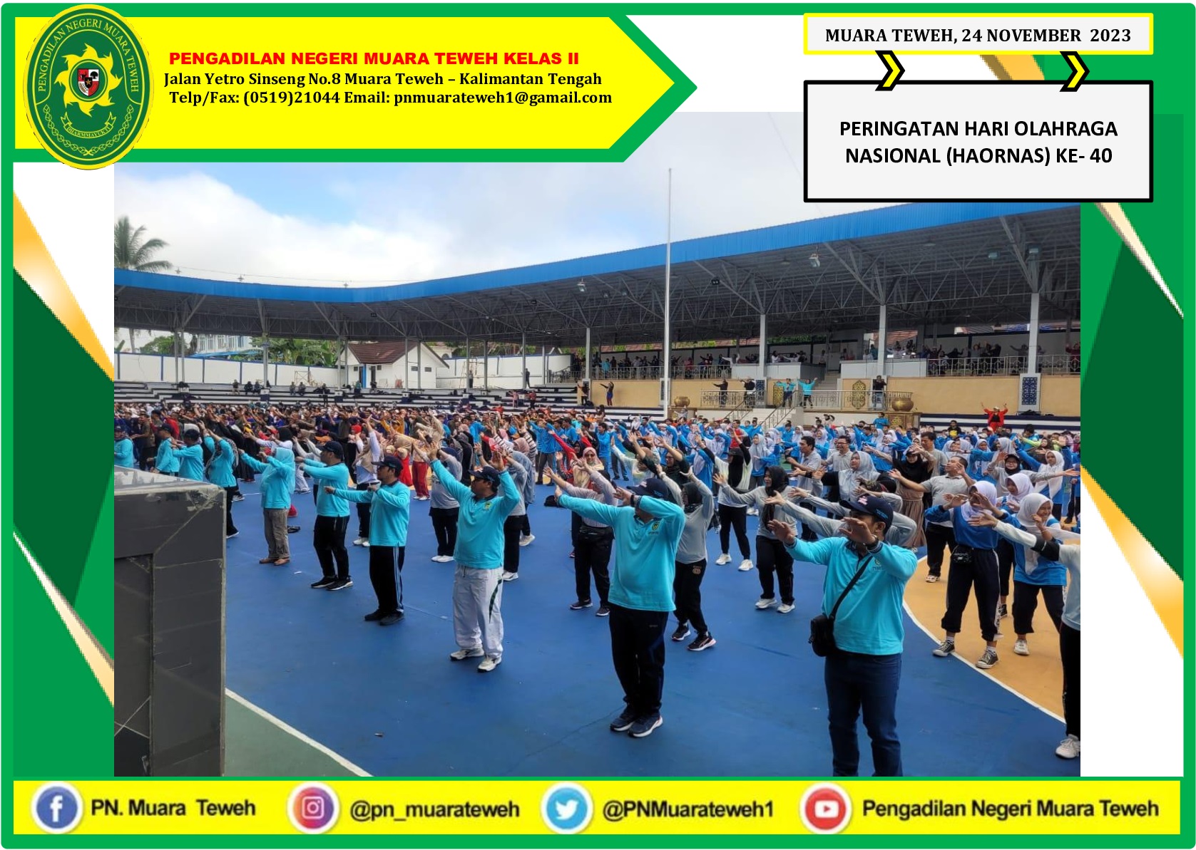 HARI OLAHRAGA NASIONAL (HAORNAS)